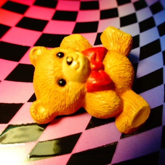 Jewelry | Plastic Teddy Bear Brooch Pin | Poshmark